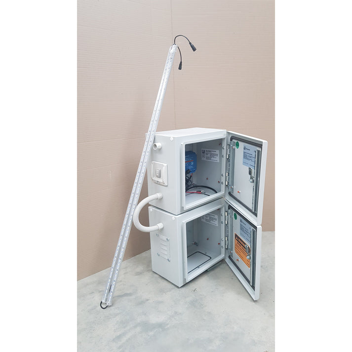 Solar LED Lighting Kit for Commercial Shipping Container Setup – Uneek LEDs