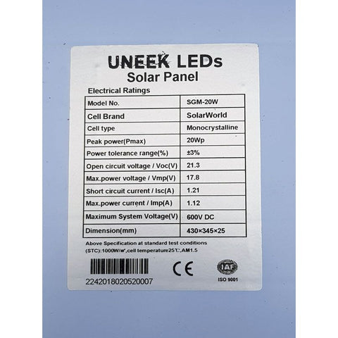 Solar LED Lighting Kit for 20Ft Shipping Container – Uneek LEDs
